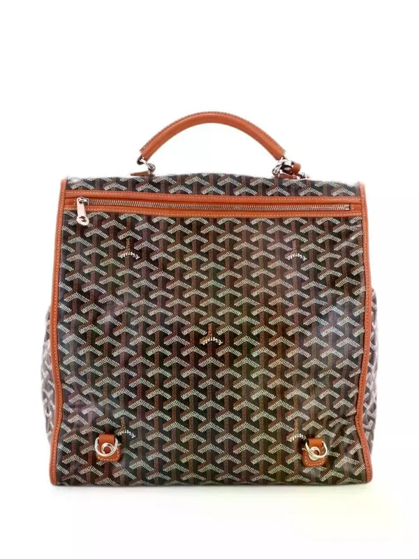 Goyard Saint Leger Briefcase Coated Canvas Backpack