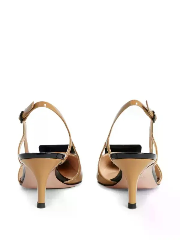 Roberto Festa Kimera Squared-accessory Slingback Heeled Pumps