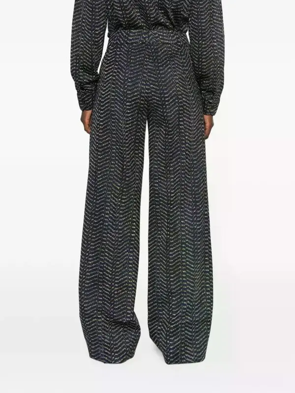 Missoni Zigzag-knit Palazzo Pants