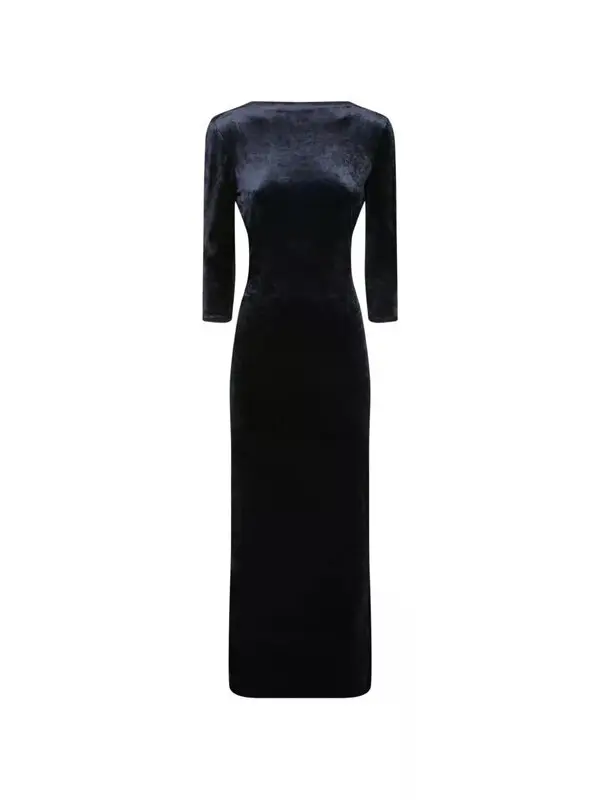 Giorgio Armani Twist-detail Open-back Midi Dress