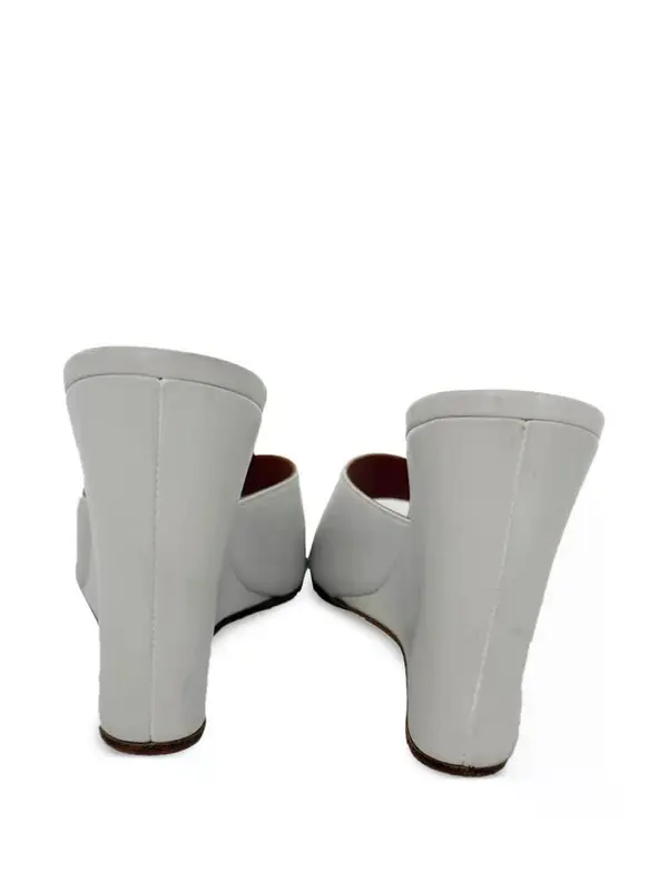 Amina Muaddi Lupita Wedge Sandals