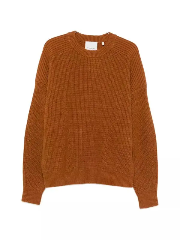 MARANT Ribbed-knit Crew-neck Sweater
