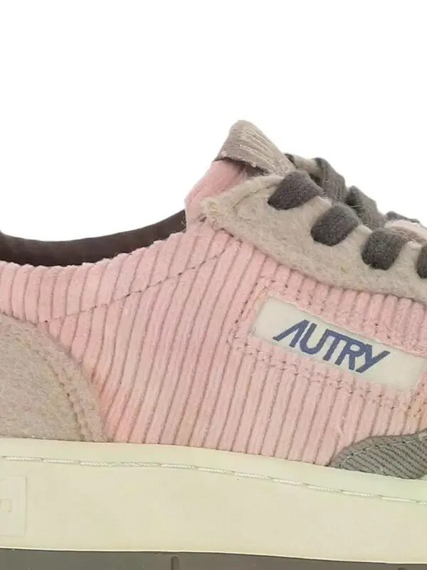 AUTRY Corduroy Panelled Sneakers