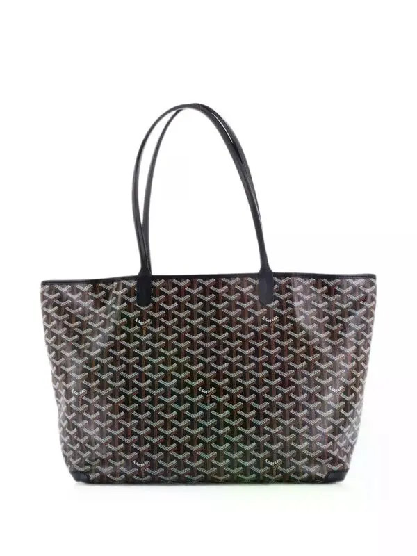 Goyard Artois Tote Coated Canvas Mm Shoulder Bag - Black