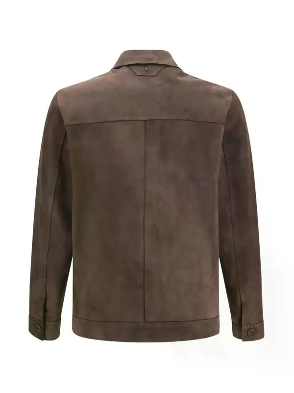 SALVATORE SANTORO Button-up Suede Jacket