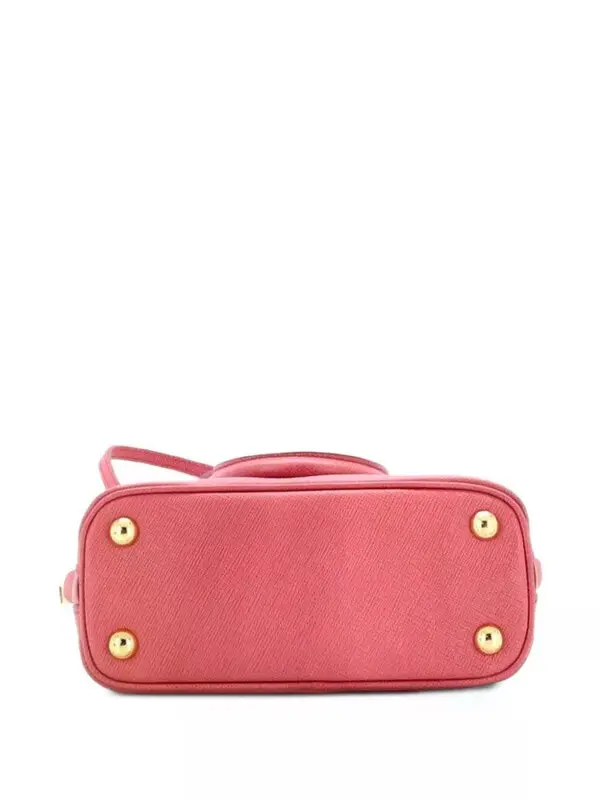 Prada Saffiano Leather Mini Crossbody Bag - Pink