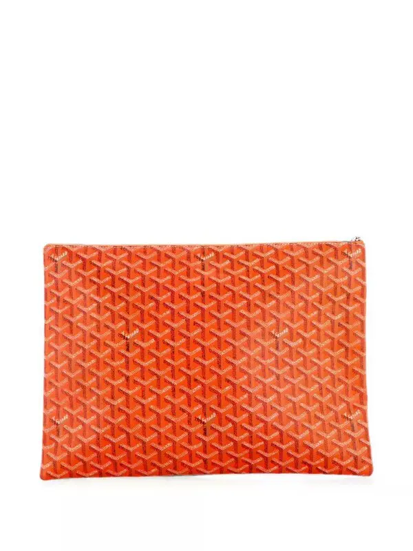 Goyard Senat Zip Coated Canvas Gm Pouch