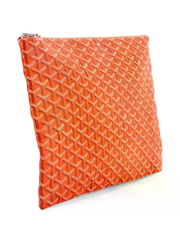 Goyard Senat Zip Coated Canvas Gm Pouch
