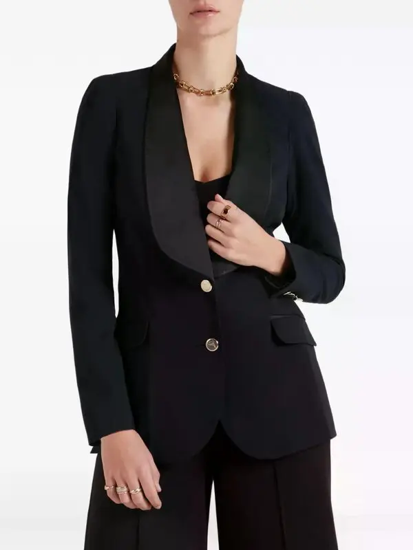 TEMPERLEY LONDON Nyx Shawl-lapel Blazer