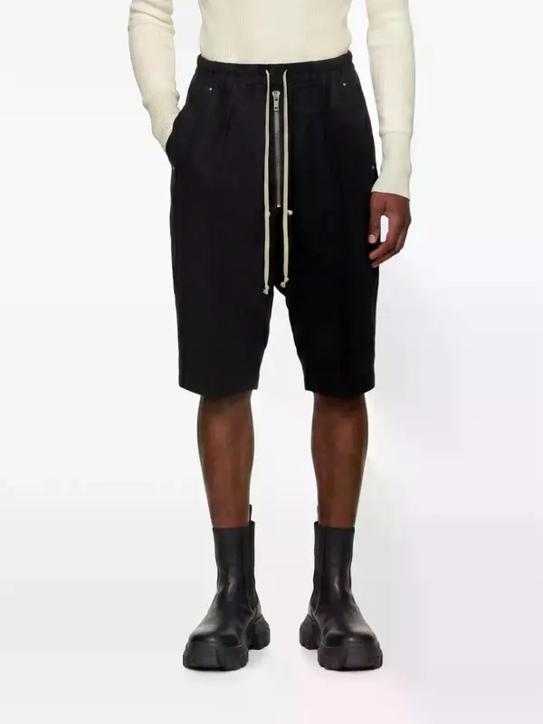 Rick Owens Drawstring-waist Drop-crotch Shorts