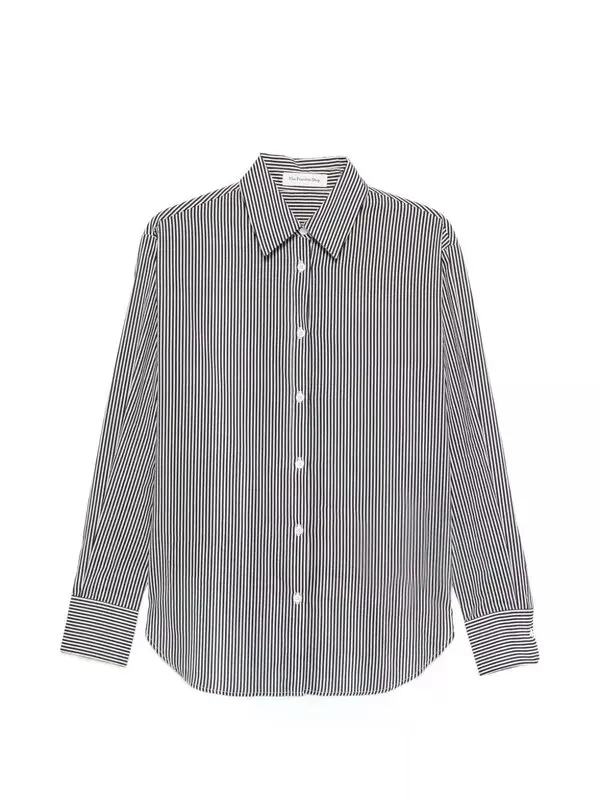THE FRANKIE SHOP Peri Striped Button-down Shirt - White