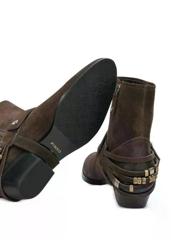 Pinko Buckle-fastening Ankle Boots