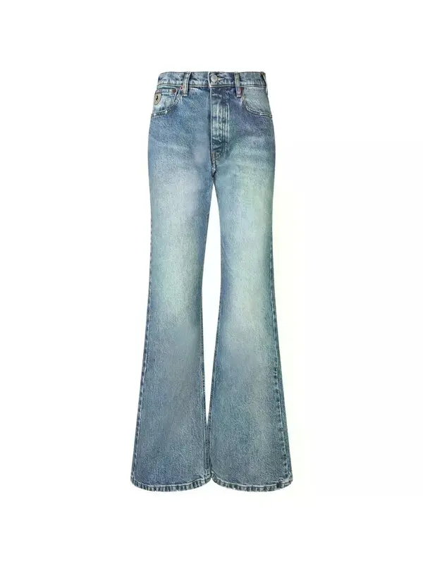 LOIS Faded Flared Jeans