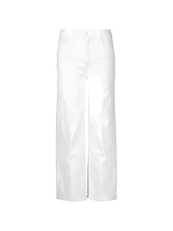 MOTHER Rambler Straight-leg Jeans - White