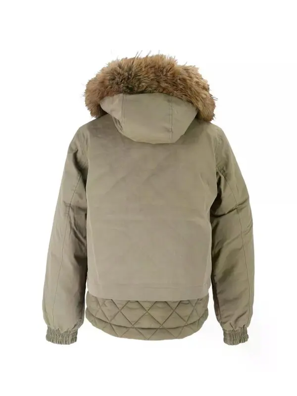 K-WAY Tosca Faux-fur Trim Puffer Jacket