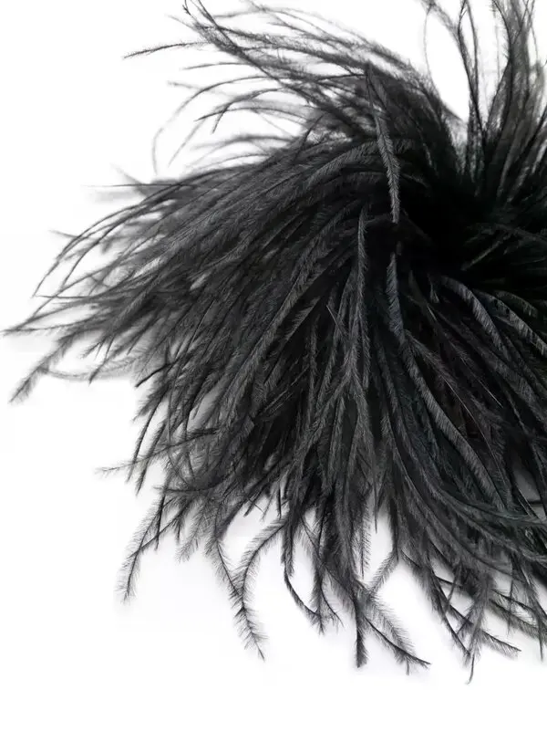 GIANLUCA CAPANNOLO Feather-embellished Brooch