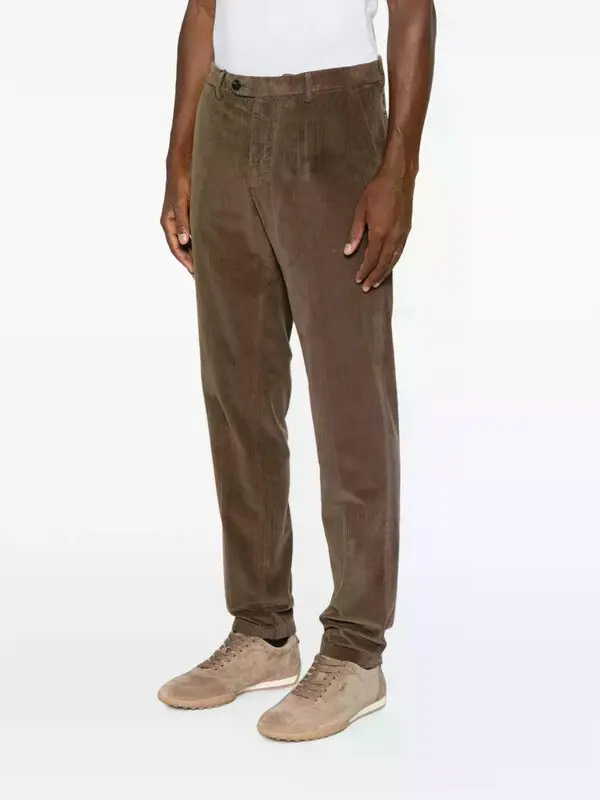 BRIGLIA 1949 Corduroy Effect Straight-leg Trousers