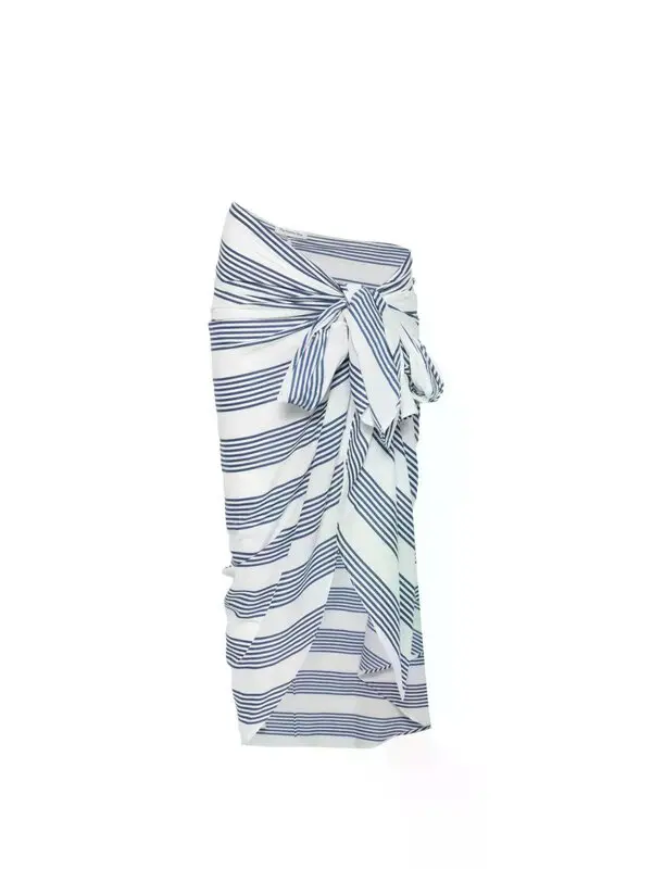 THE FRANKIE SHOP Thira Striped Skirt - White
