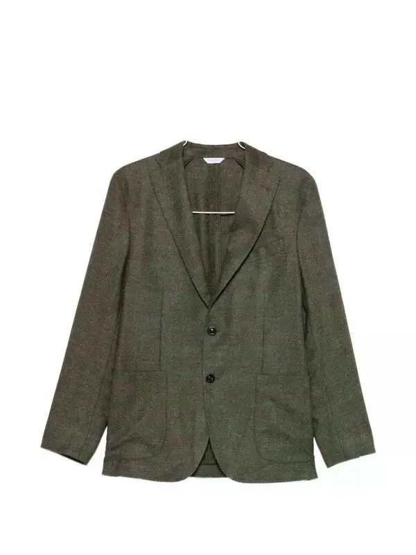 Boglioli Check-pattern Notched-lapel Jacket