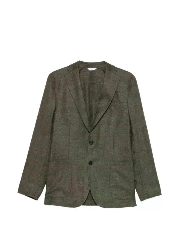 Boglioli Check-pattern Notched-lapel Jacket