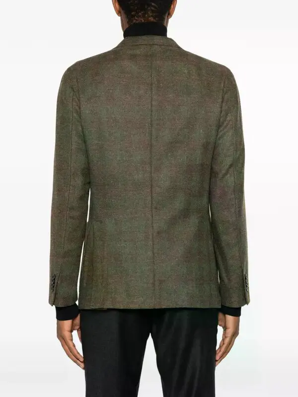 Boglioli Check-pattern Notched-lapel Jacket