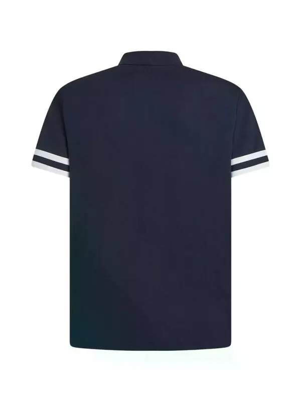 Karl Lagerfeld Ikon Striped-sleeve Polo Shirt