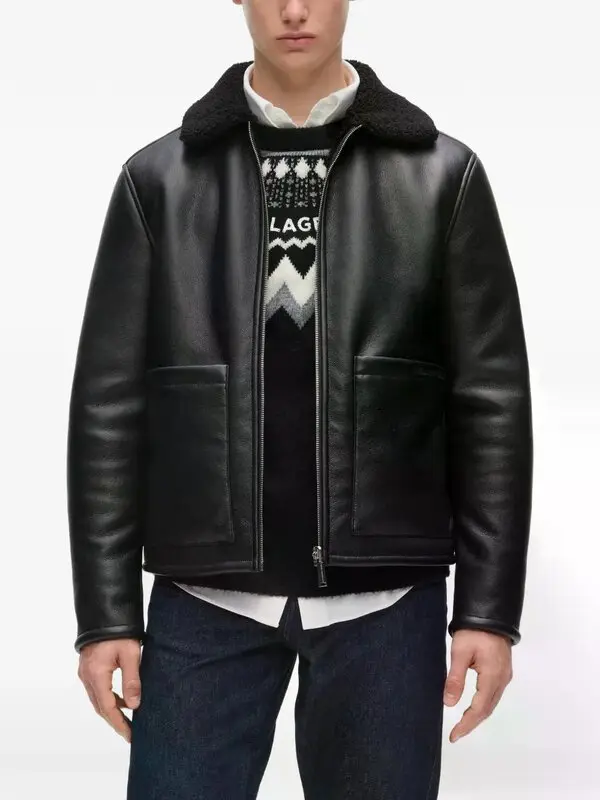 Karl Lagerfeld Faux-shearling Reversible Jacket