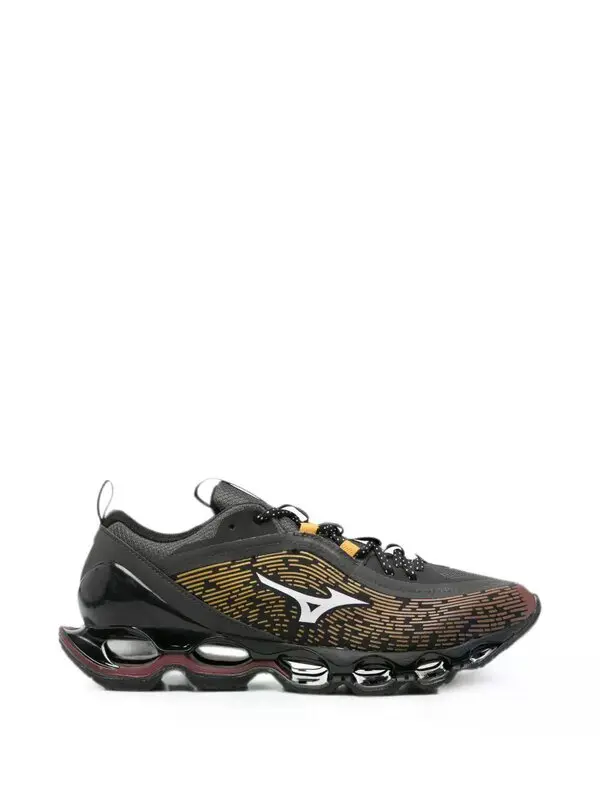 Mizuno Wave Prophecy Graphic Print Lace-up Sneakers - Black