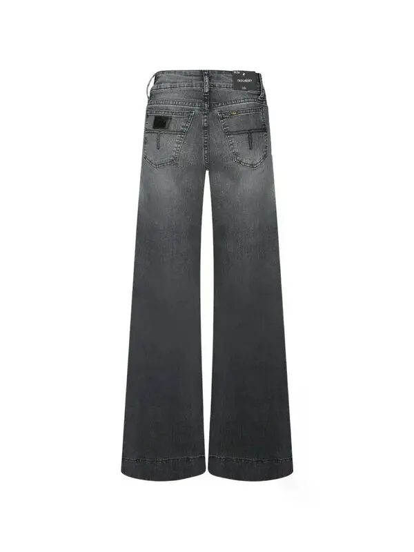 LOIS Faded Wide-leg Jeans
