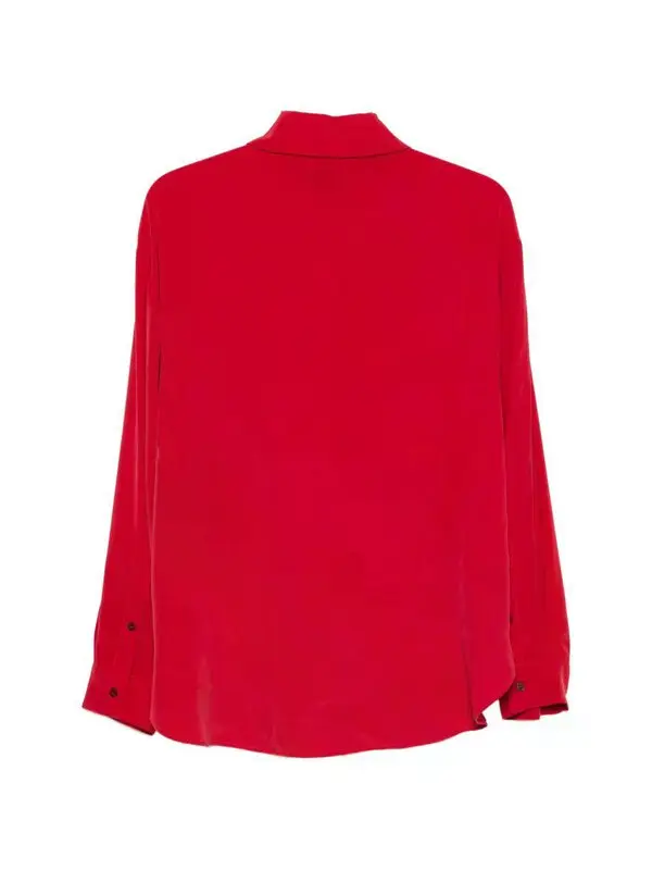 ALYSI Button-down Silk Shirt