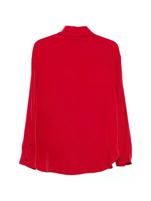 ALYSI Button-down Silk Shirt