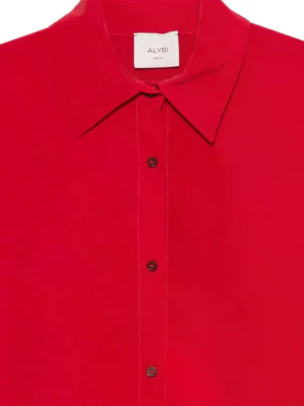 ALYSI Button-down Silk Shirt