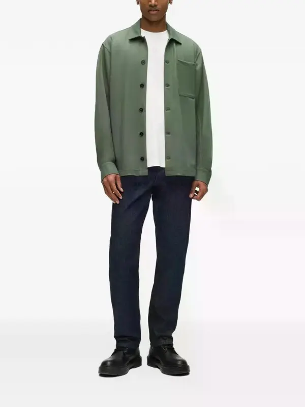Karl Lagerfeld Buttoned Overshirt - Green