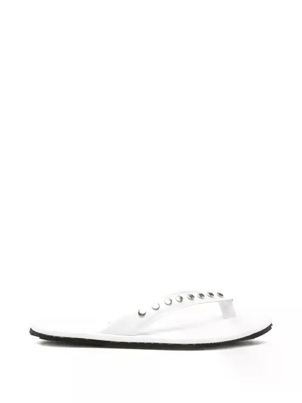 RIA MENORCA Dali Studded Thong-strap Sandals - White