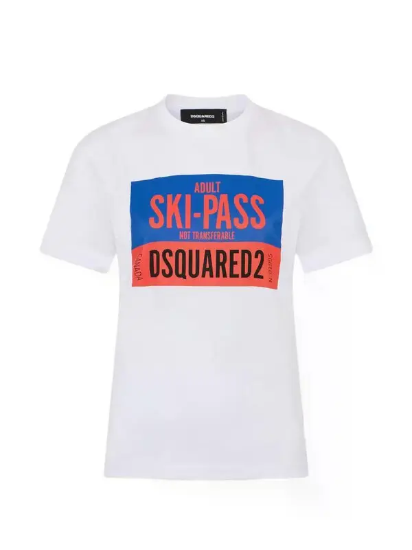 Dsquared2 Graphic Print T-shirt - White