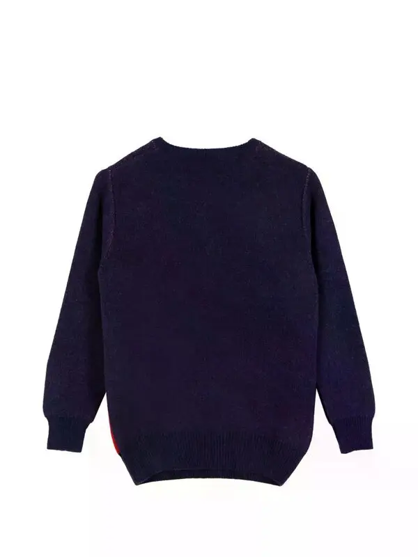 SIOLA Santa Claus Intarsia-knit Sweater