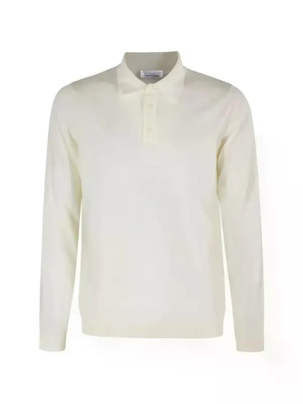 ROBERTO COLLINA Long-sleeve Polo-collar Sweater