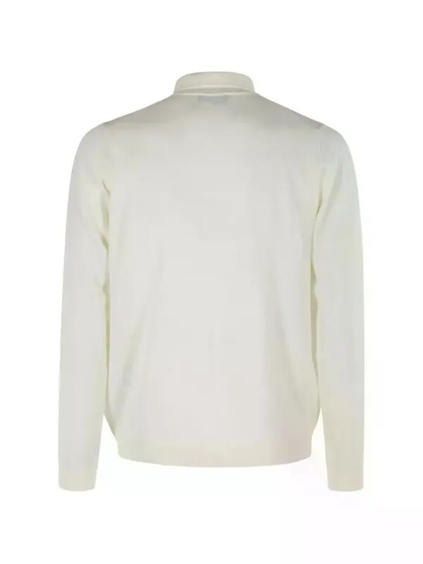 ROBERTO COLLINA Long-sleeve Polo-collar Sweater