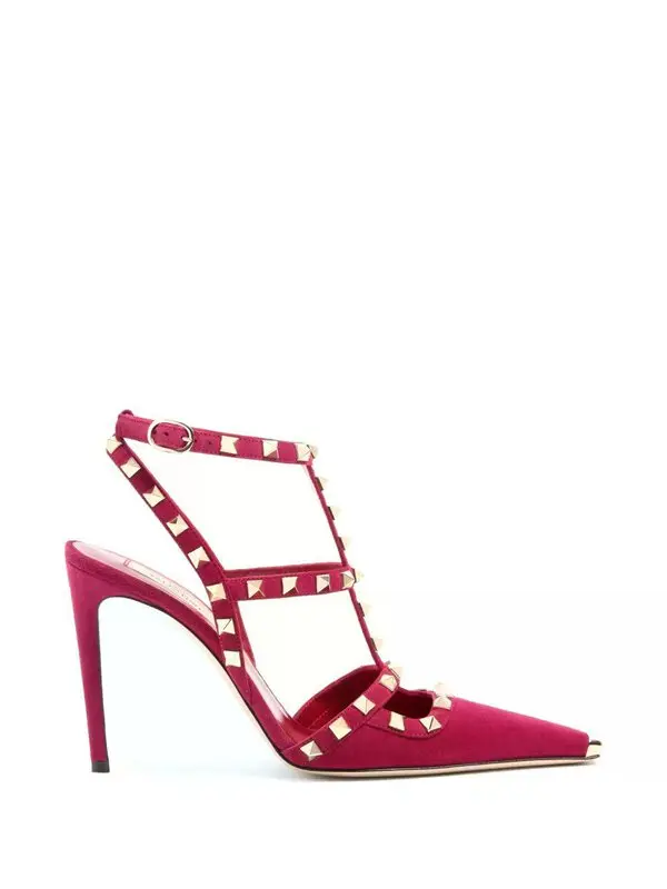Valentino Garavani Rockstud Suede Pumps 100mm