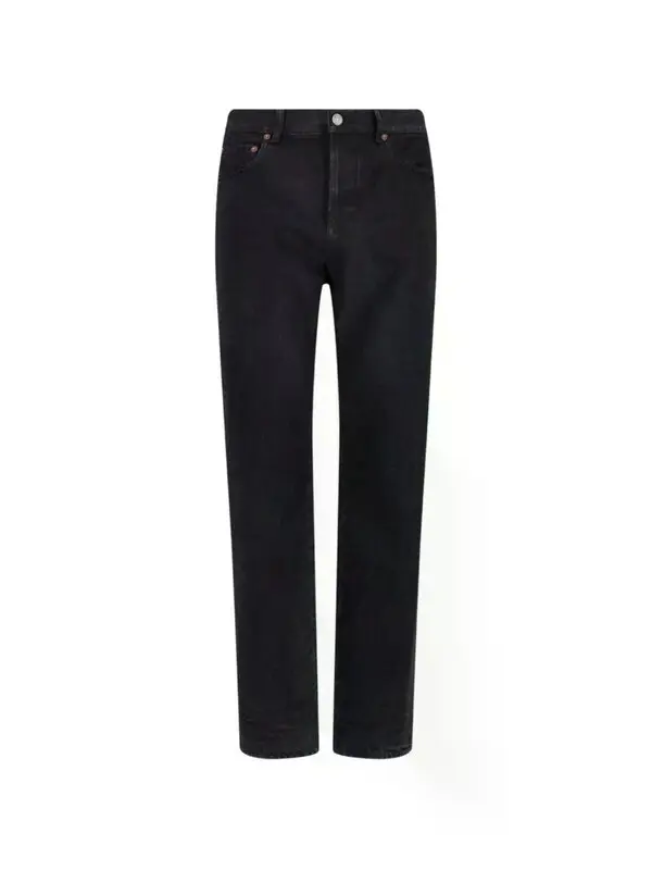 Saint Laurent Five-pocket Slim Fit Jeans - Black