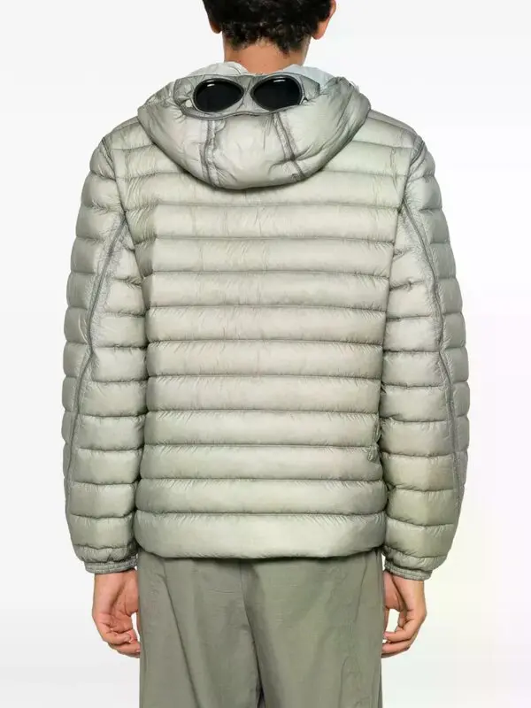 C.P. COMPANY Goggle Detail Quilted Jacket - Green