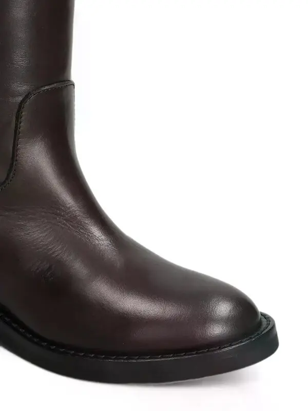 VIA ROMA 15 Leather Knee-high Boots