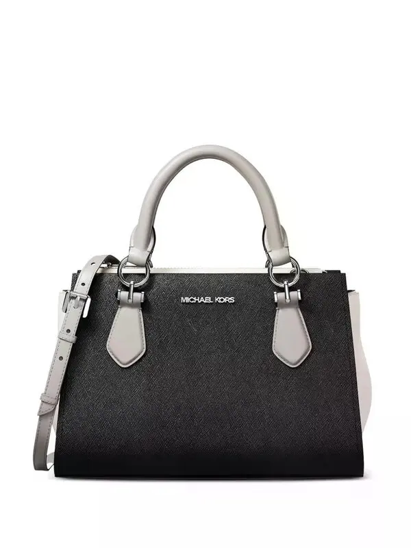 Michael Kors Marilyn Small Color-block Saffiano Leather Messenger Bag