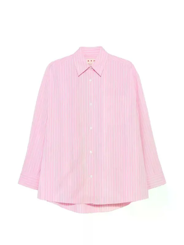 Marni Vertical-stripe Chest-pocket Shirt
