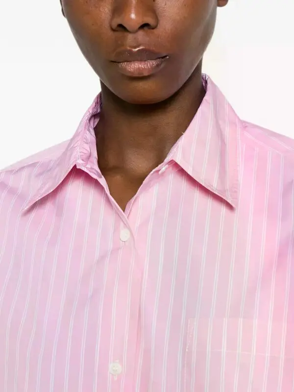 Marni Vertical-stripe Chest-pocket Shirt