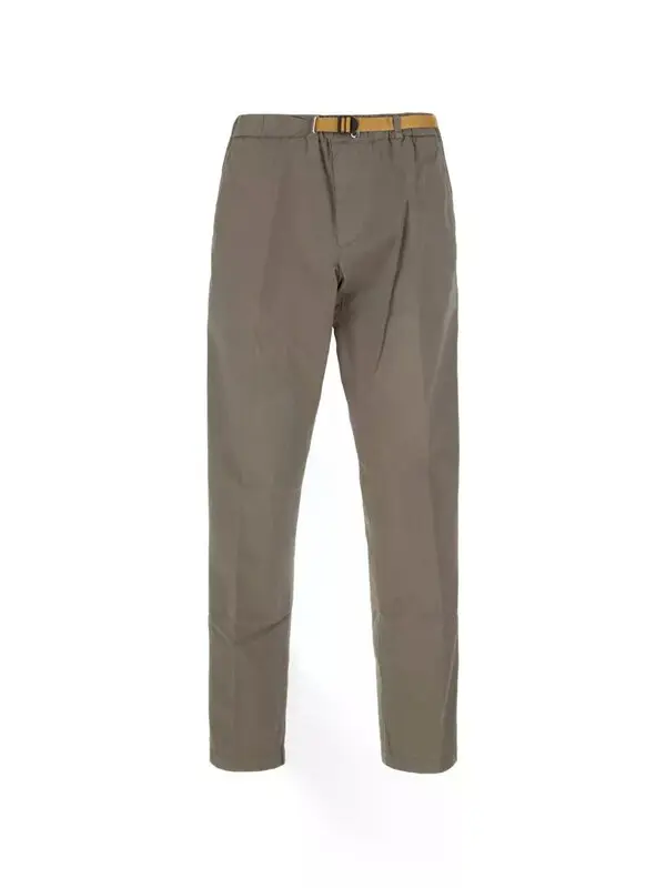 WHITE SAND Belted-waist Chinos