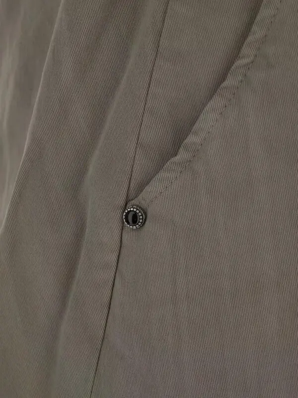 WHITE SAND Belted-waist Chinos