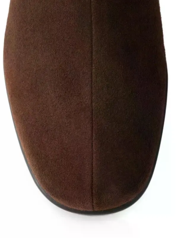 Prada Stretch Suede Booties Boots