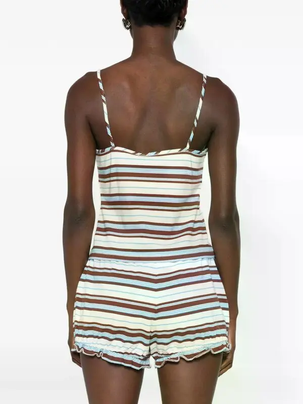 Posse Nadine Ruffle-trim Tank Top