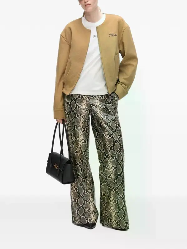 Karl Lagerfeld Après Ski Club Bomber Jacket - Neutrals